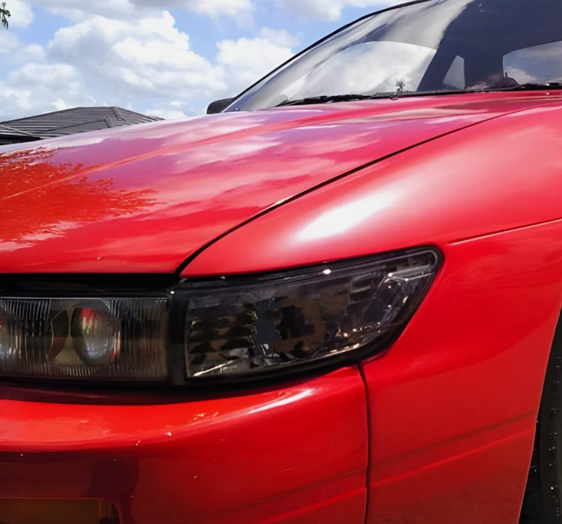 Black Front Corner Indicator Signal Lights for 88-93 Nissan S13 Silvia ...