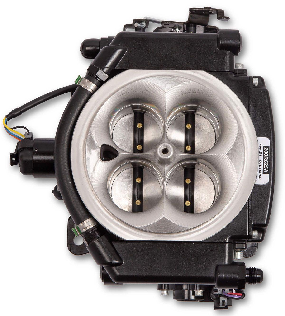 Holley Sniper EFI XFLow 4BBL Self Tuning System - Black Ceramic (HO550