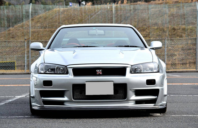 Black Front Bumper lights Front Signal Lights for 99-02 Nissan Skyline ...